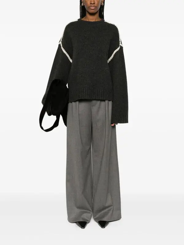 TOTEME Embroidered Wool Jumper
