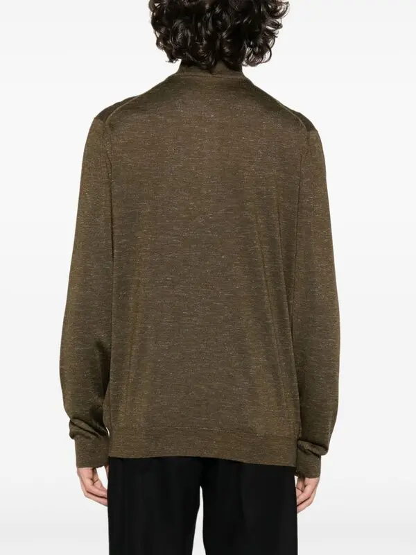 Kiton High-neck Jumper - Green