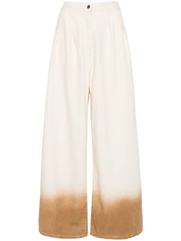 Alanui Wide-leg Jeans - Neutrals