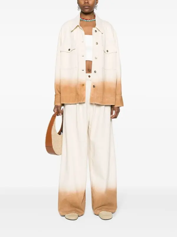 Alanui Wide-leg Jeans - Neutrals