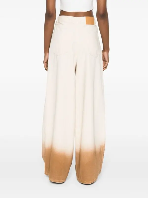 Alanui Wide-leg Jeans - Neutrals