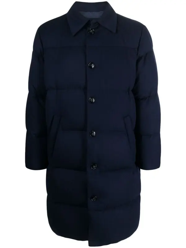 Kiton Padded Cashmere-blend Coat