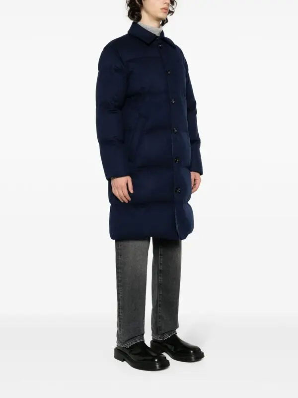 Kiton Padded Cashmere-blend Coat