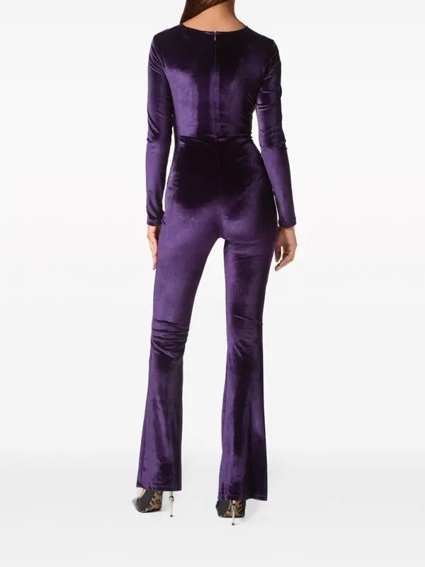 Philipp Plein Cut Out-detail Long-sleeve Jumpsuit