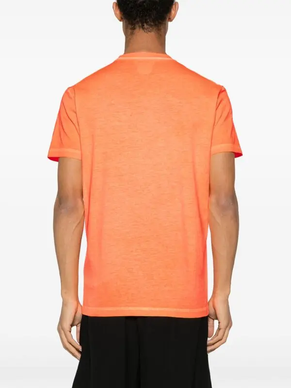 Dsquared2 Be Icon Cotton T-shirt - Orange