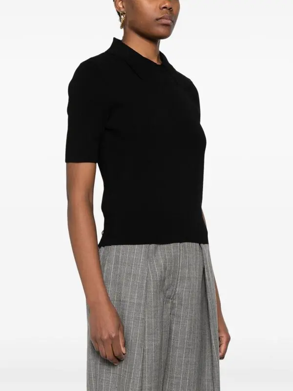 Tory Burch Knitted Polo Top