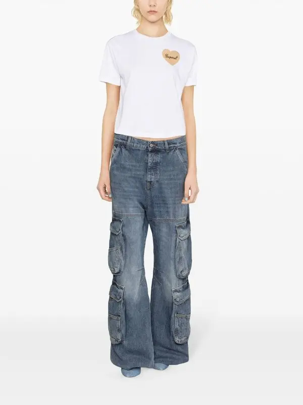 Dsquared2 Logo-appliqué T-shirt - White
