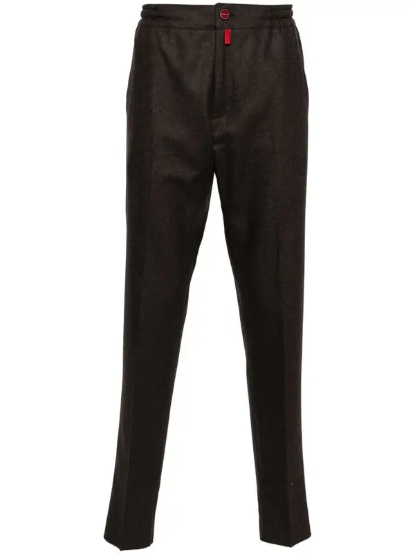 Kiton Cropped Straight-leg Trousers