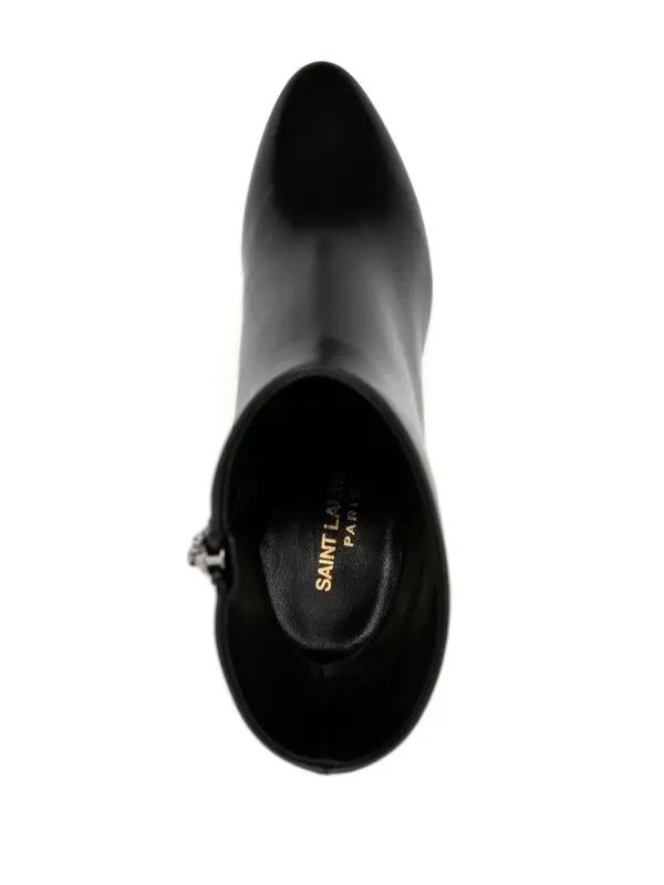 Saint Laurent Lou 70mm Ankle Boots