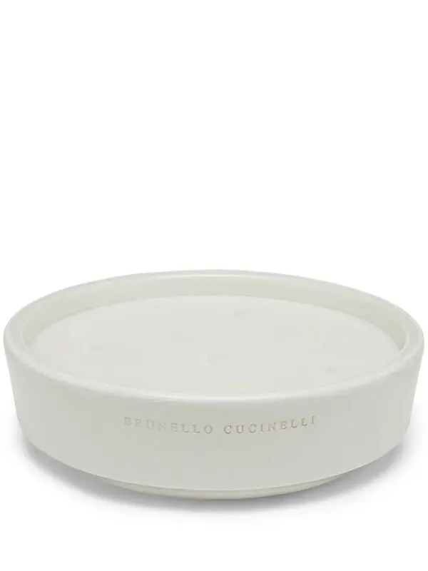 Brunello Cucinelli Large Scented Candle - White