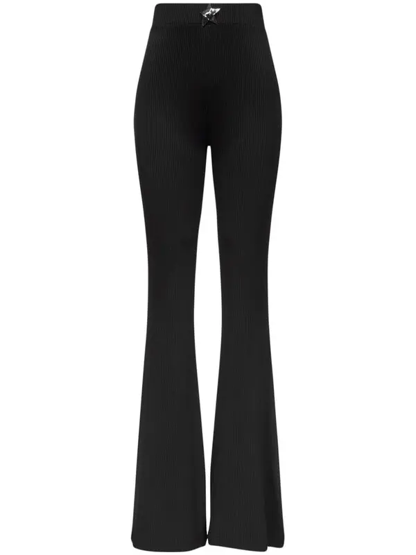 AREA Star-studded Flared Trousers