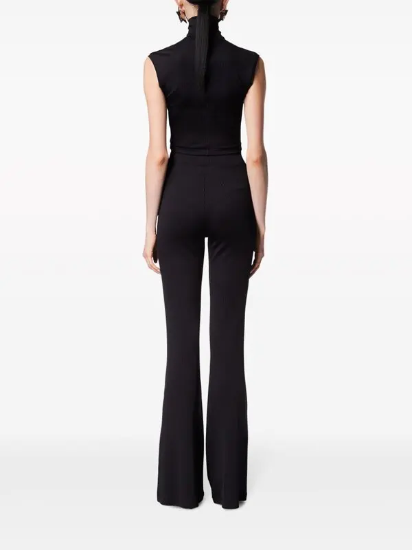 AREA Star-studded Flared Trousers