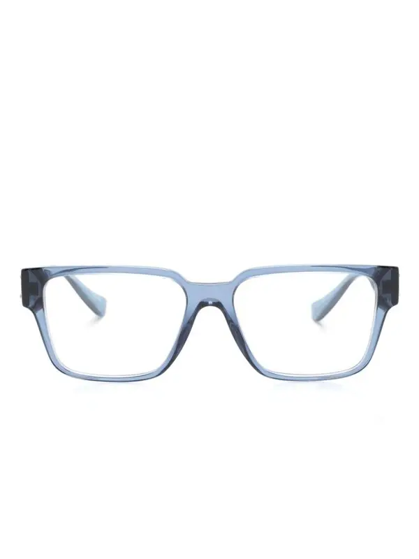 Versace Medusa Plaque Square Frame Glasses