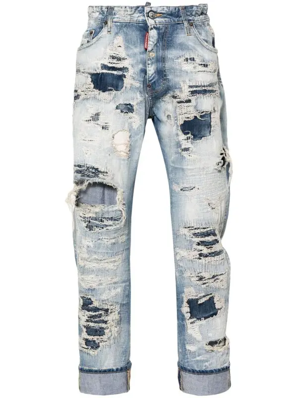 Dsquared2 Big Brother Distressed-finish Jeans