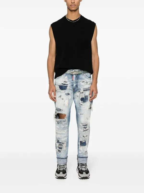 Dsquared2 Big Brother Distressed-finish Jeans