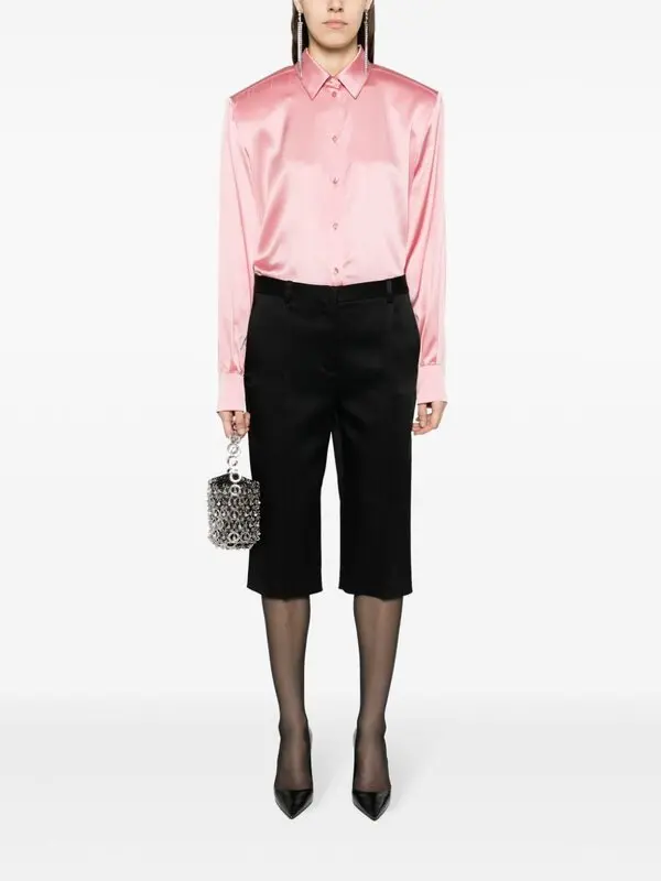 Magda Butrym Long-sleeve Silk Shirt