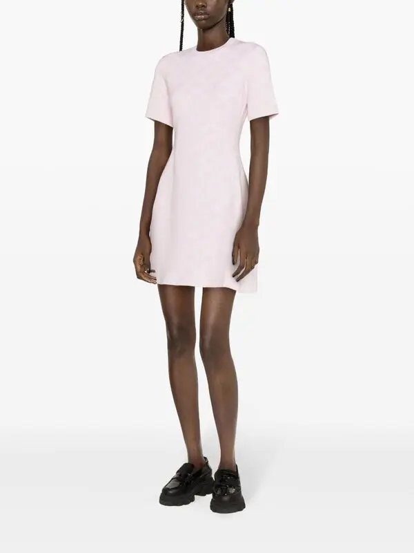 Maje Short-sleeved Jacquard-knit Minidress