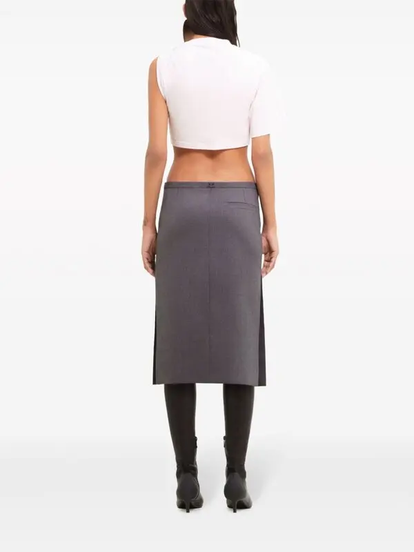 COURREGES Single-sleeve Printed T-shirt