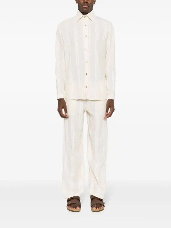 AMIR SLAMA Striped Trousers