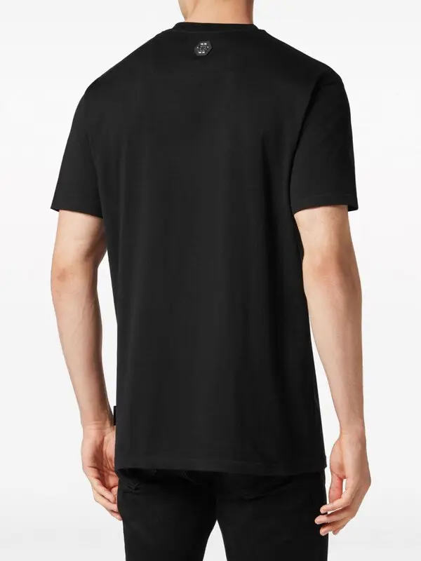 Philipp Plein Teddy Bear Cotton T-shirt - Black