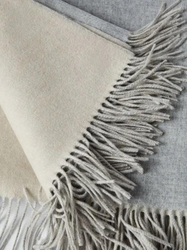 Brunello Cucinelli Fringed Cashmere Blanket