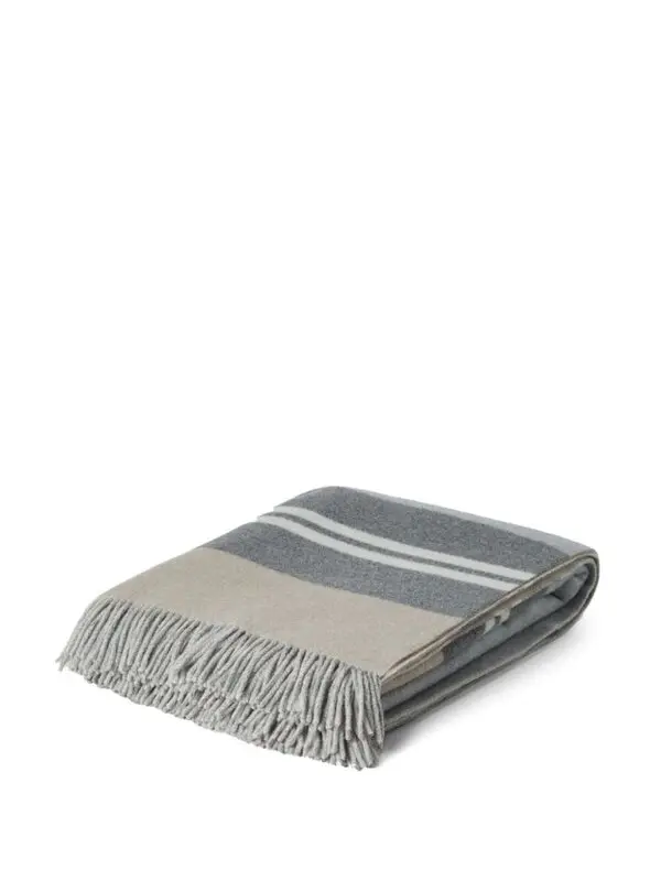 Brunello Cucinelli Colour-block Cashmere Blanket