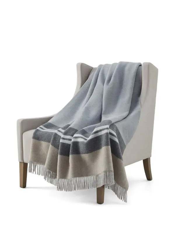 Brunello Cucinelli Colour-block Cashmere Blanket
