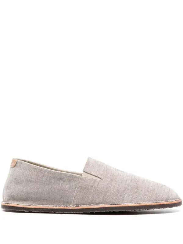 Brunello Cucinelli Mélange-effect Almond Toe Espadrilles