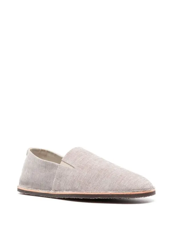 Brunello Cucinelli Mélange-effect Almond Toe Espadrilles