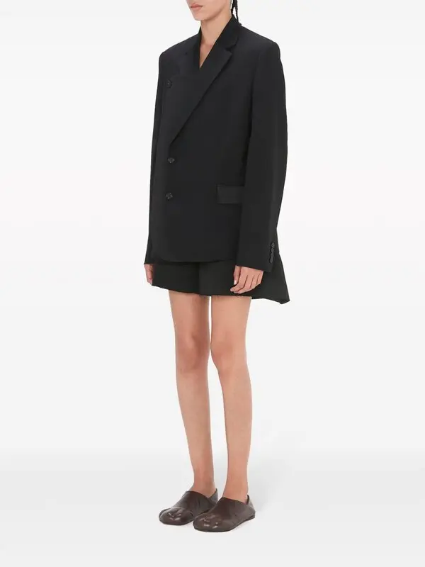 JW Anderson Panelled Double-breasted Blazer - Black