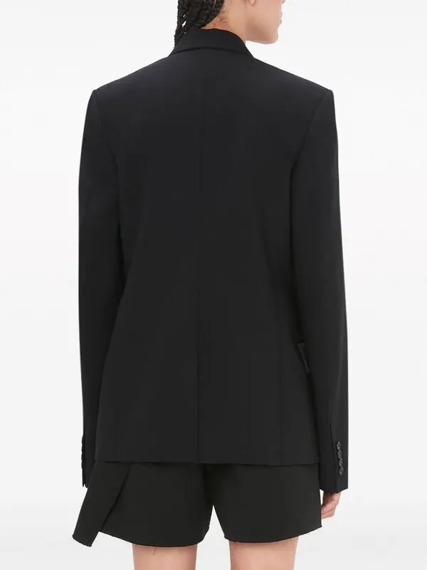 JW Anderson Panelled Double-breasted Blazer - Black