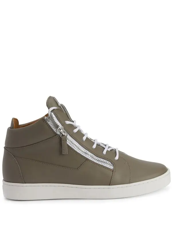 GIUSEPPE ZANOTTI Kriss Mid-top Sneakers - Green