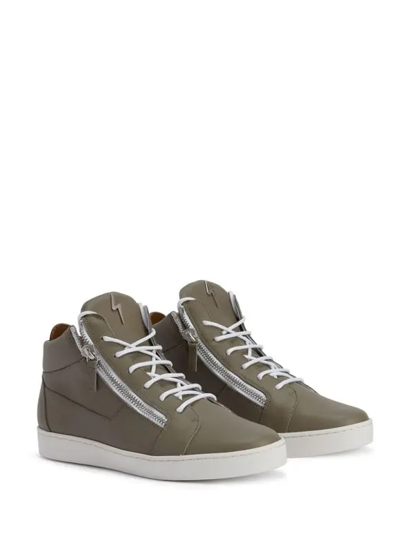 GIUSEPPE ZANOTTI Kriss Mid-top Sneakers - Green