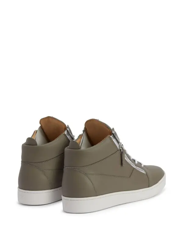 GIUSEPPE ZANOTTI Kriss Mid-top Sneakers - Green