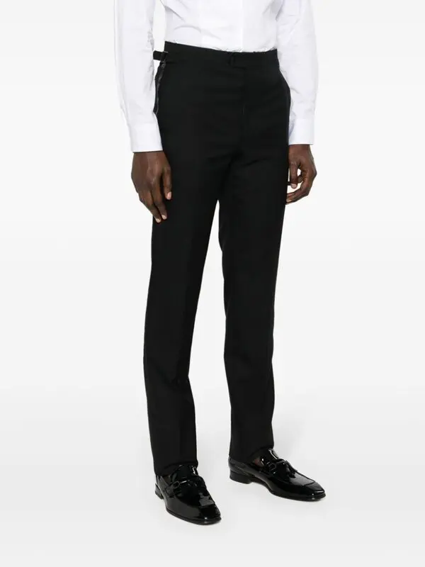 FURSAC Wool-faille Tuxedo Trousers