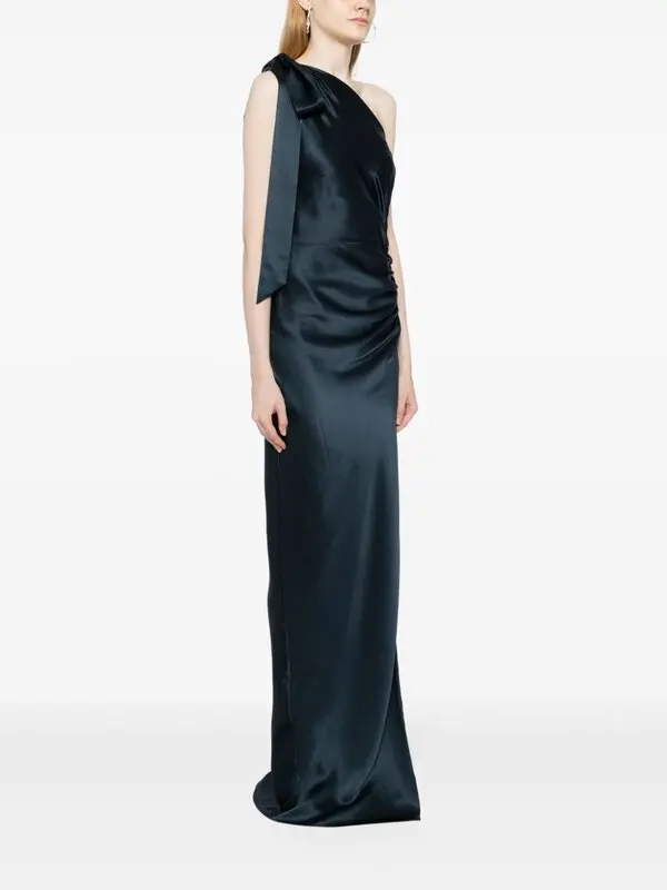 michelle mason asymmetrical dress Michelle Mason Asymmetric Silk Gown