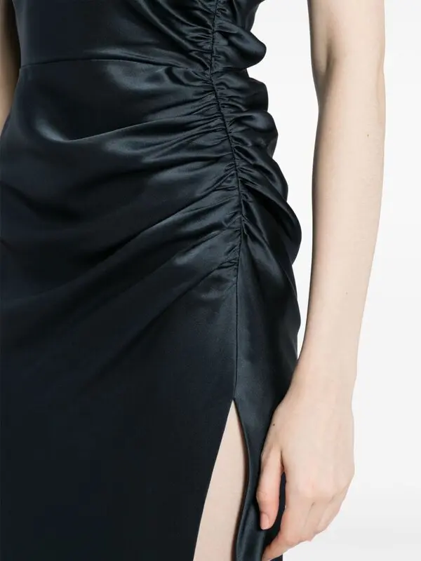 Michelle Mason Asymmetric Maxi Gown - Blue