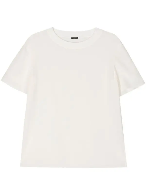 JOSEPH Rubin Crepe De Soie T-shirt - White