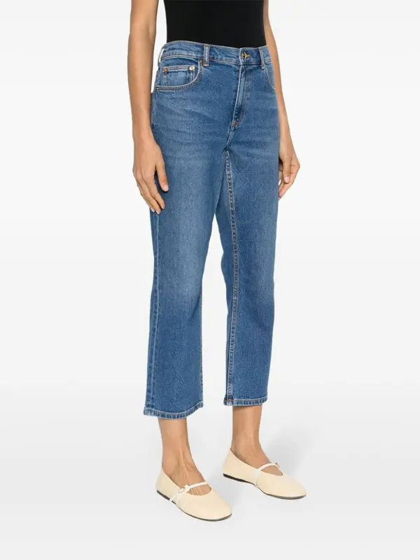 Tory Burch Cropped Flare Jeans