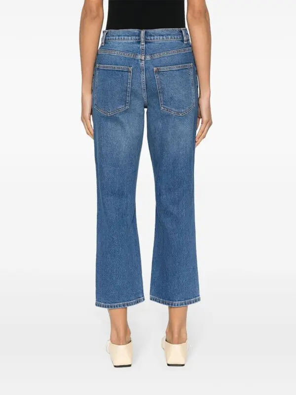 Tory Burch Cropped Flare Jeans
