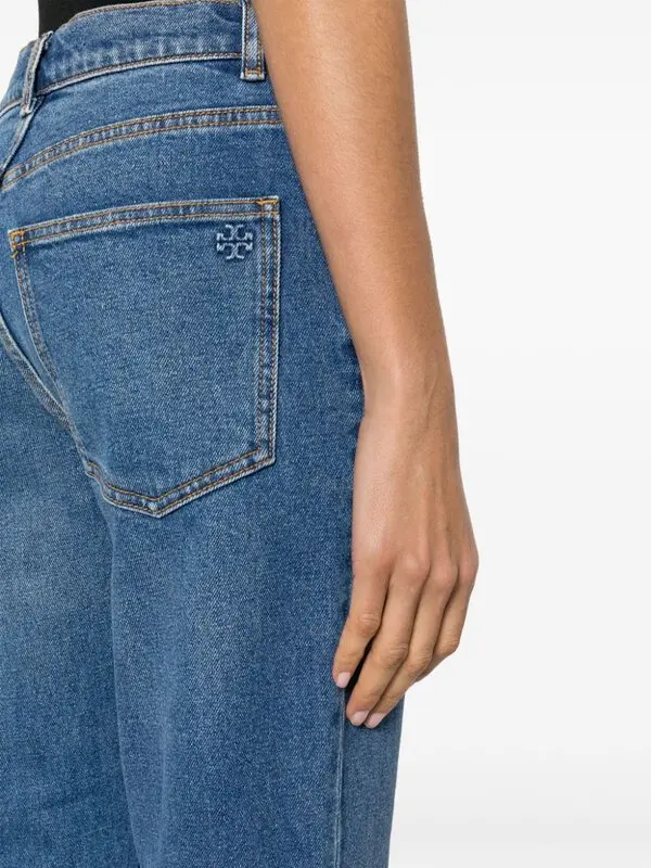 Tory Burch Cropped Flare Jeans