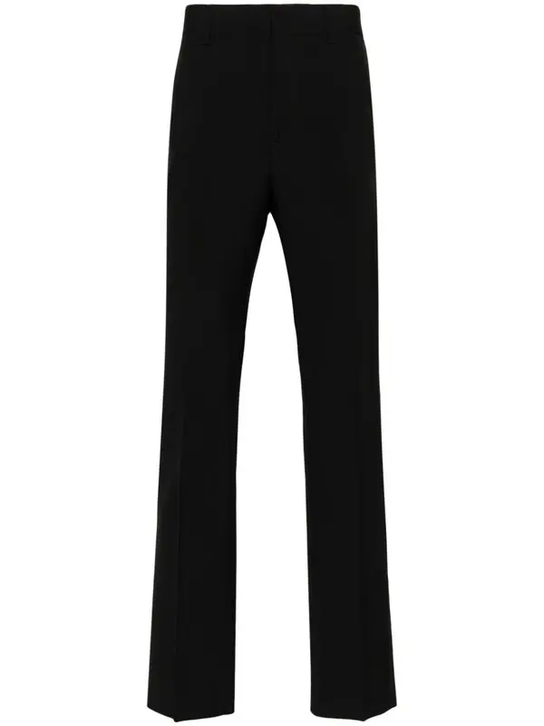 Valentino Garavani Virgin Wool Tailored Trousers - Black