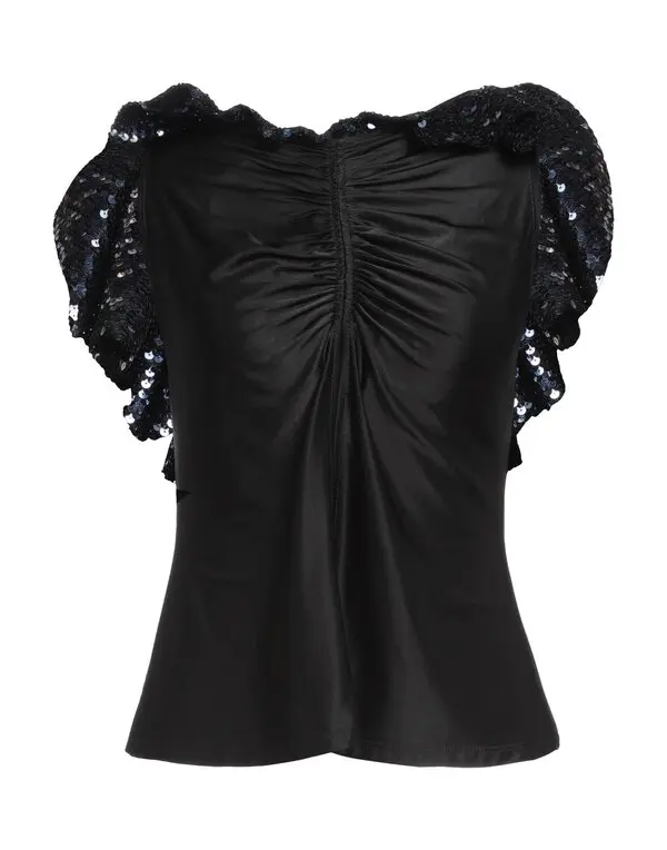 Rabanne Ruched Tulle Top