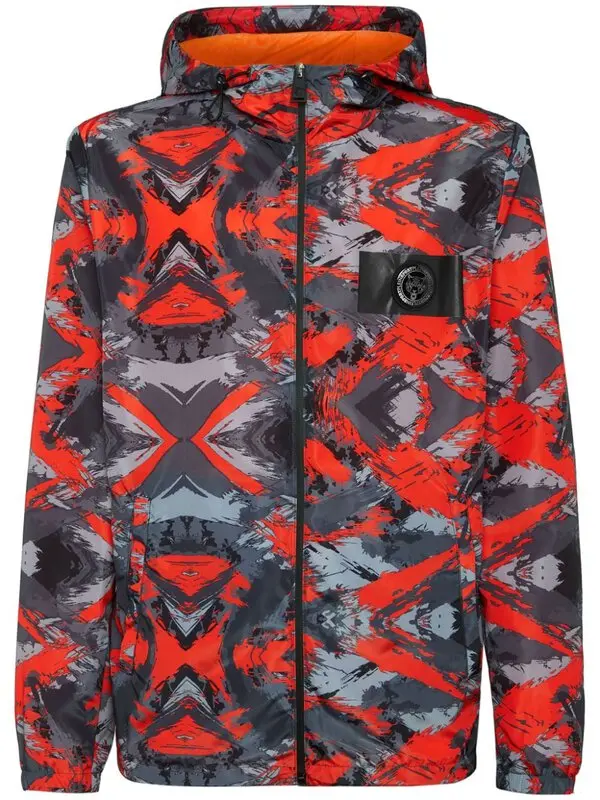 PLEIN SPORT Logo-print Hooded Jacket