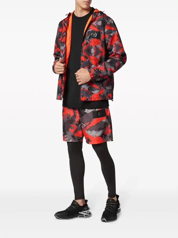 PLEIN SPORT Logo-print Hooded Jacket