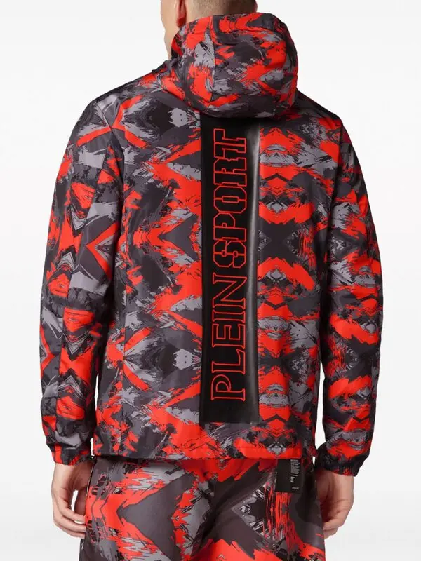 PLEIN SPORT Logo-print Hooded Jacket