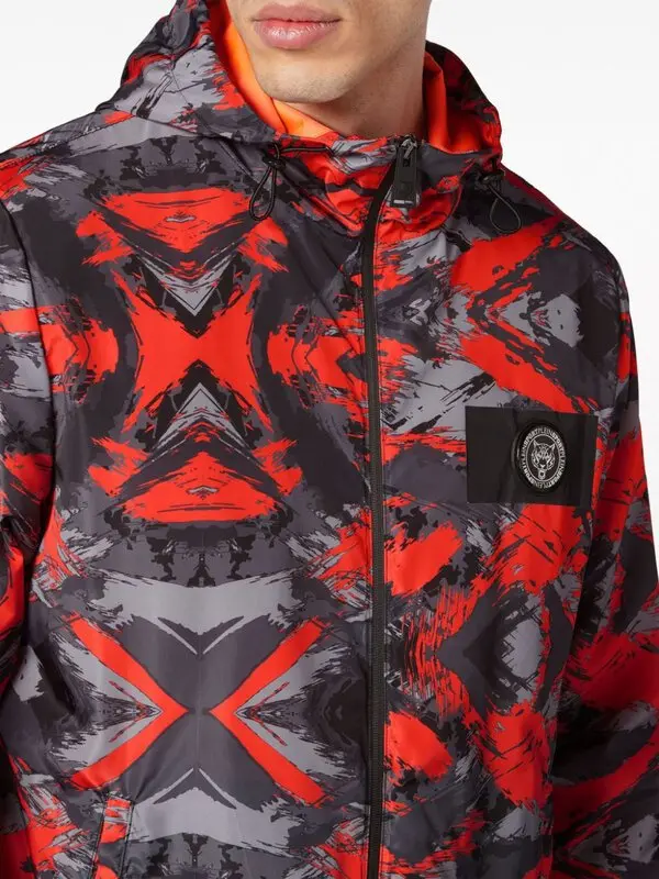 PLEIN SPORT Logo-print Hooded Jacket