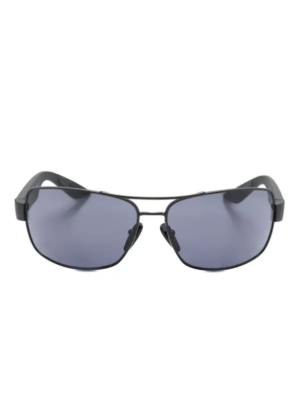 Prada Rectangle-frame Sunglasses - Black