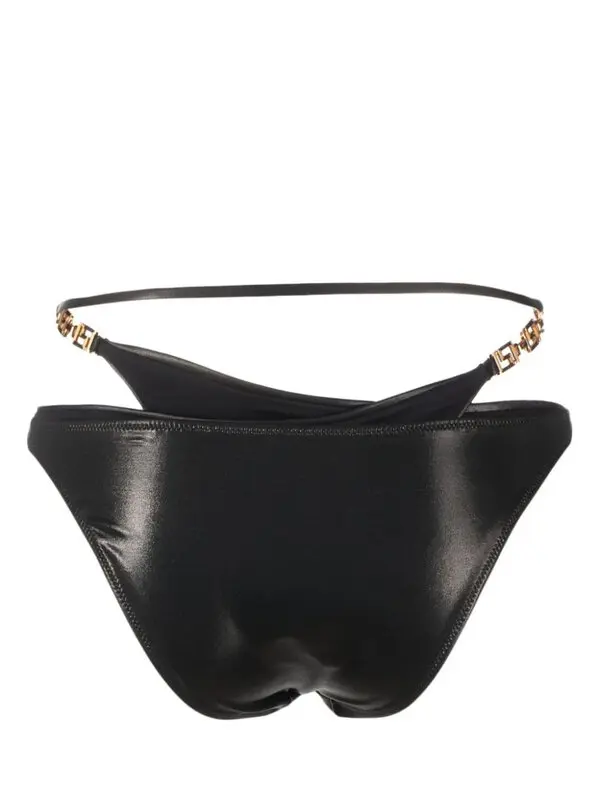 Versace Greca Detailed Layered Bikini Bottom
