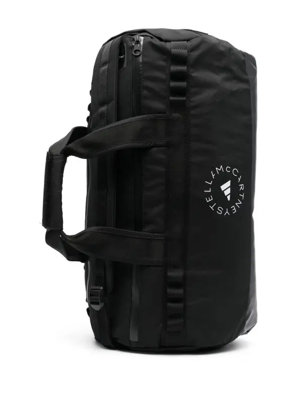 Adidas By Stella McCartney 24/7 Logo-print Bag - Black